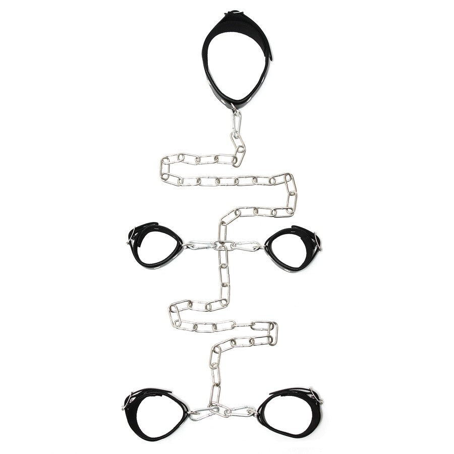 Leather Female Hand And Foot Cuffs – Secret Temptations